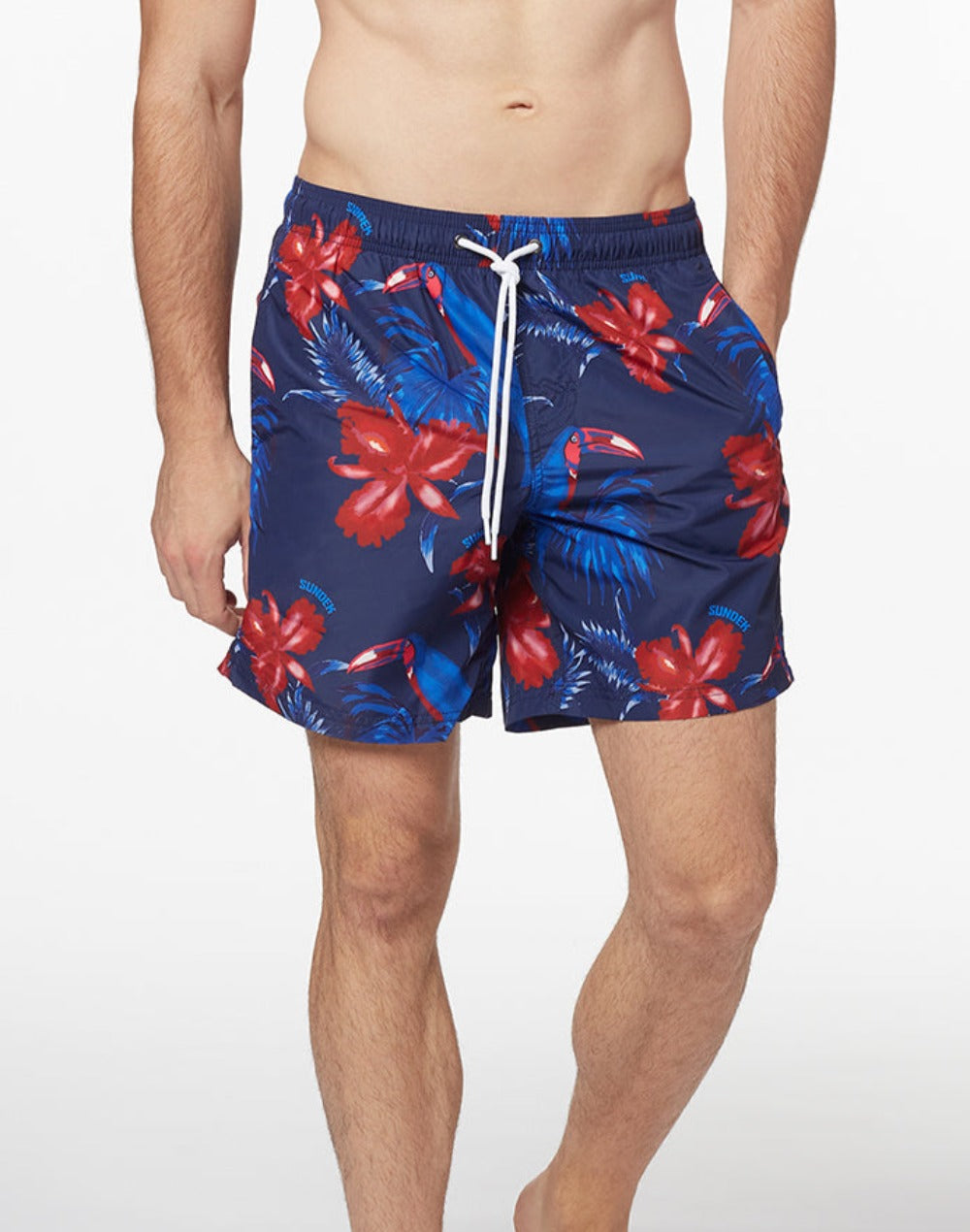 Sundek toucan trip print boardshort M665BDRT4TT-007TT – SUNDEK